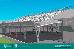 Inician los trabajos del techado de los patios de primaria y secundaria ...